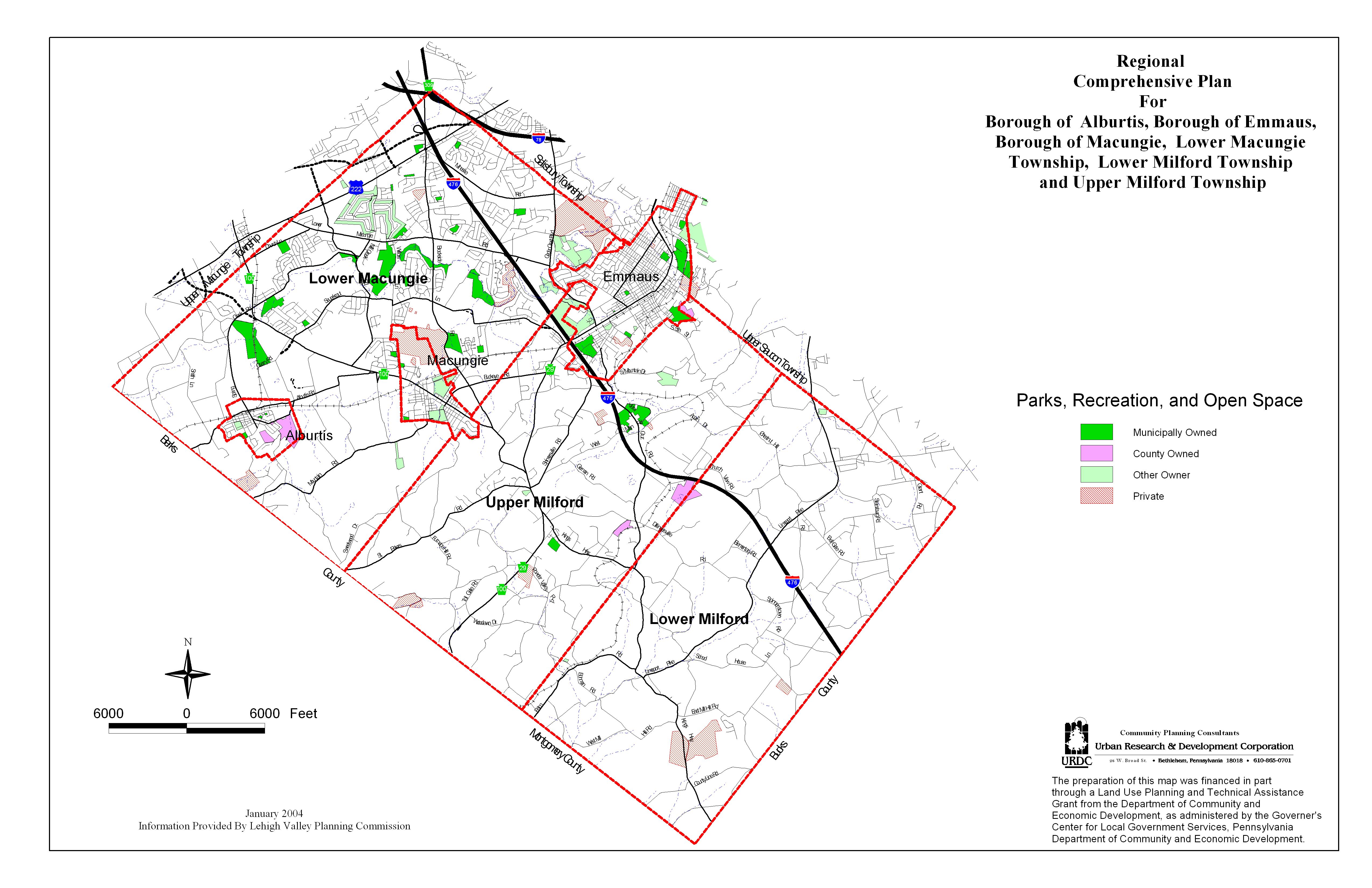Upper Milford Township Southwestern Lehigh Comprehensive Plan